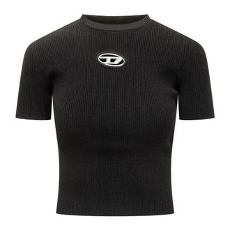 Diesel M-Valari SS Top - - Tops - Damen - Schwarzk - M