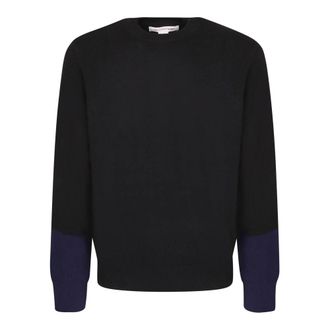 Comme Des Gar&ccedil;ons Contrast Cuff Crew Knit - - Knitwear - Herren - Schwarzk - L
