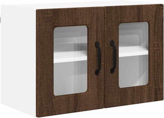 vidaXL Küchenwandschrank mit Regal Braun Eichen-Optik 60 x 31 x 40 cm vidaXL