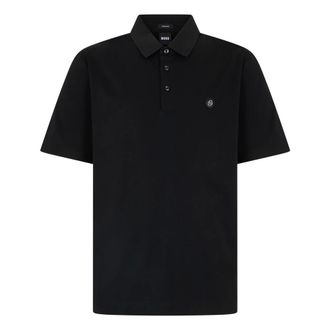 HUGO BOSS Homme, Tops, Noir, Taille: 5XL Polo &agrave; Manches Courtes
