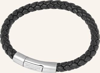 Tateossian Tateossian Armband Charles Click Pelle schwarz