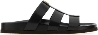 Valentino Garavani Homme, Chaussures, Noir, Taille: 42 1/2 EU Sandale Claquette Studshield