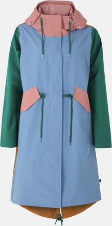 Danef&aelig; Regenjacke Danesvaneke Damen Blau Gr&uuml;n Rosa Parka