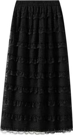 Generic Jupe Velours Longue Jupe Rose Fond Enceinte Métallisée Plissées Gitane Basse Voile Ample Adulte Ciel 70 Bretelle Chocolat Serrée Bronze Enduite Morpho