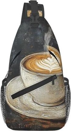 Generic Sac &agrave; dos &agrave; bandouli&egrave;re pour homme Motif tableau noir