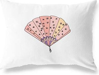 Bonamaison Le Jardin du Lin Kissen Zierkissenbezug Kissenbezug, Weich Bequem, Für Zuhause Autos Büro Sofa Wohnzimmer Couch Schlafzimmer Dekor, 35x50 Cm - Entworf