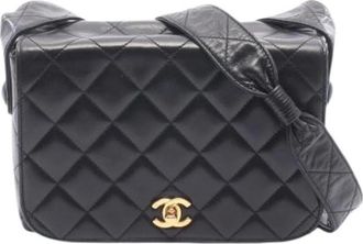Chanel Pre-owned Sac Bandouli&egrave;re Vintage - Femme - Pre-owned - Noir - Taille: ONE Size