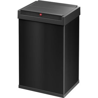 Hailo Abfalleimer Big-Box Swing l 35l Stahlblech schwarz 1 Sortierfach