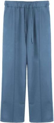 Generico Pantalon de surv&ecirc;tement pour femme dhiver pour femme avec cordon de serrage large, pantalon avec poches douces et confortables pour la course &agrave; pied, 