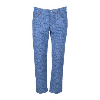 Moschino Logo Denim Hose - - Jeans - Herren - Blau - M