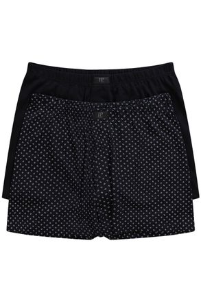 JP1880 Herren gro&szlig;e Gr&ouml;&szlig;en &Uuml;bergr&ouml;&szlig;en Menswear L-8XL Boxershorts, Oeko-TEX, 2er-Pack, Unterhose, bis 7XL schwarz 5XL 823648100-5XL