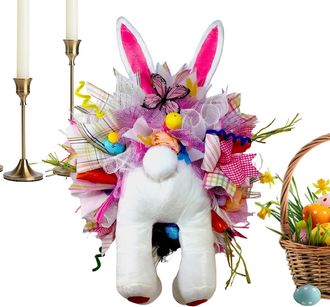 Generico Osterkr&auml;nze f&uuml;r die Haust&uuml;r | Lustiger Urlaub der Saison | Fr&uuml;hlingsgirlande in Haseneiform f&uuml;r Eingangst&uuml;r | f&uuml;r Schreibtisch im Freien, M