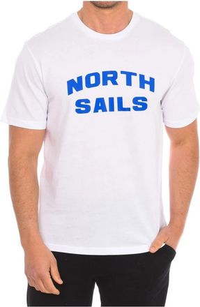 North Sails Kurz&auml;rmeliges T-Shirt mit Rippstrick-Abschluss - - Tops - Herren - Wei&szlig; - M