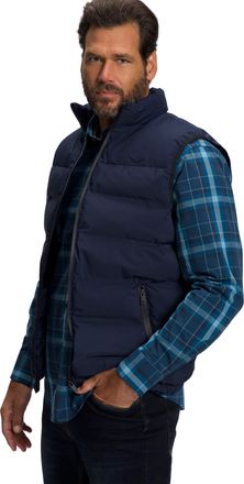 JP1880 Herren große Größen Übergrößen Menswear L-8XL JP1880 Steppweste, Outdoor, Stehkragen, Zipper, bis 8 XL navy blau XXL 808144130-XXL