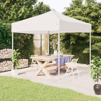 vidaXL Tente de r&eacute;ception pliable Blanc 3x3 m - Vidaxl