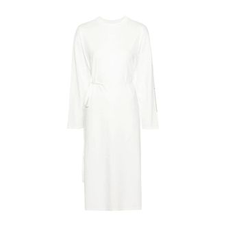 Maison Margiela Femme, Robes, Blanc, Taille: 38 FR Robe midi