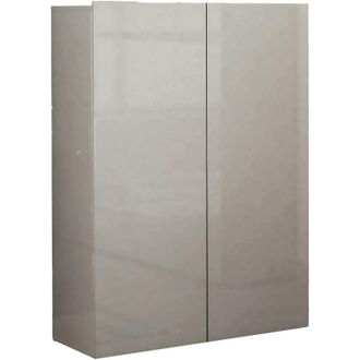 Dmora Befreiter Schuhschrank, Schuhregal mit 5 Ebenen, 34x80x115h cm Grau