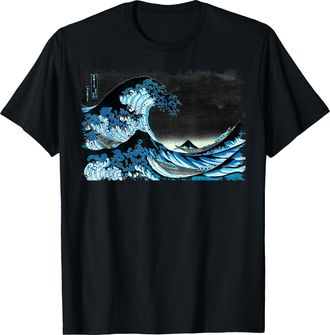 Smooth HQ Berühmte Vintage-Kunst: Tolles Hokusai-Design mit Meereswellen-Motiv T-Shirt