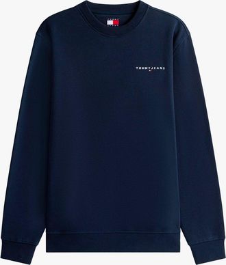 Tommy Hilfiger Sweat droit en coton m&eacute;lang&eacute;