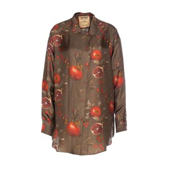 Uma Wang Braune Hemden f&uuml;r Frauen - - Blouses & Shirts - Damen - Braun - L