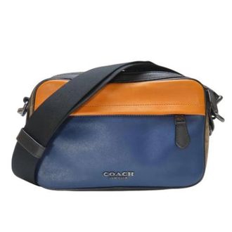 Coach Pre-owned Leder Schultertasche - - Pre-owned - Herren - Blau - ONE SIZE