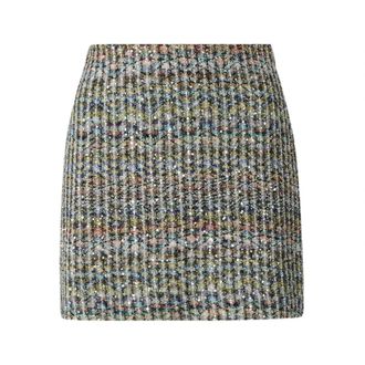 Missoni Chevron Viskose-Mischung Minirock - - Skirts - Damen - Grau - 2XS