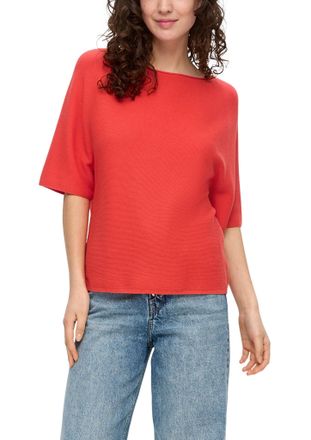 s.Oliver Damen 2144350 Pullover Kurzarm, orange, 38