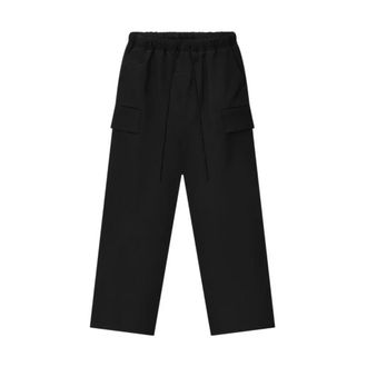 Fear of God Homme, Pantalons, Noir, Taille: S Wide Pantalons