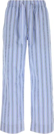 Tekla pantalon de pyjama à rayures - Bleu