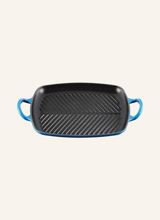 LE CREUSET Grillplatte Signature blau