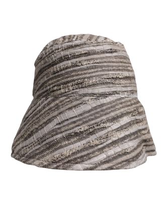 Dolce & Gabbana Mens Multicolor Stripes Cotton Bucket Cap Accessory