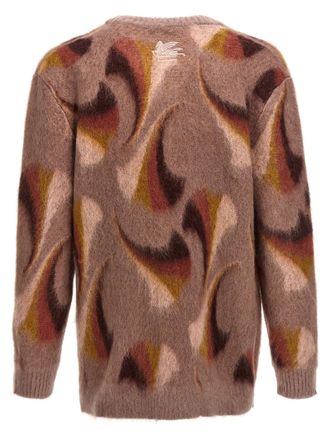 Etro Mens Multicolor Wool Cardigan Clothing