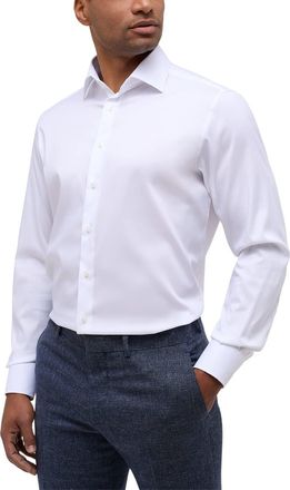 Eterna Modern Fit Hemd Performence Langarm New Kent Stretch weiÃ Größe 46