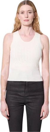 J.W.Anderson Femme, Tops, Beige, Taille: 38 FR Hauts sans manches