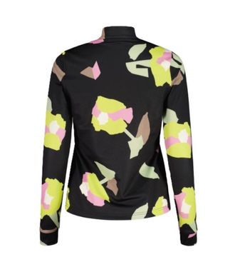Maloja Langarmshirt SawangM Adventure Midlayer Shirt (warm, 4-Wege-Stretch) schwarz/bunt