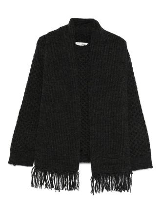 Maison Margiela pull en maille épaisse - Gris