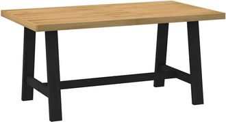 vidaXL Vidaxl - Table &agrave; manger noain pieds en forme de a 160x90x75cm massif pin