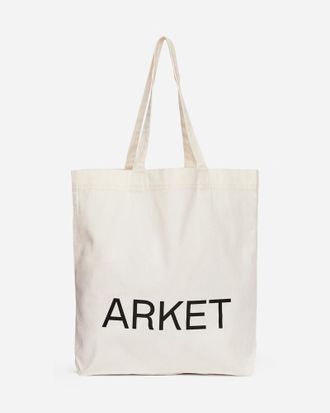 Arket Tragetasche Aus Canvas -Wei&szlig;