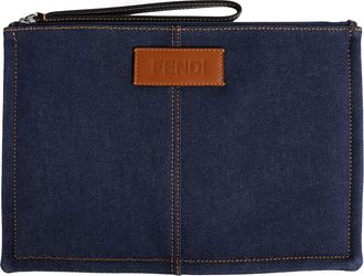 Fendi FF Medium Flat Pouch
