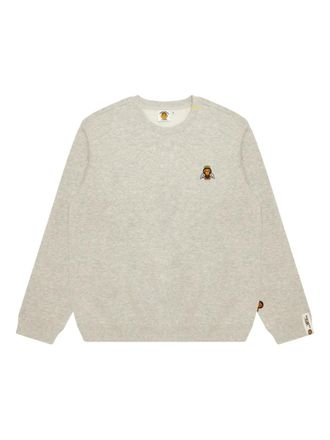 Bapy by A Bathing Ape pull en maille jacquard - Gris