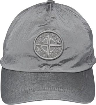 Stone Island Homme, Accessoires, Gris, Taille: L Nylon Metal Cap