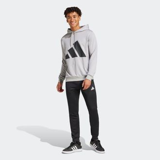 adidas Trainingsanzug ADIDAS SPORTSWEAR M BL FT HD TS, Herren, Gr. XL, grau (medium grau heather), Obermaterial: 100% Polyester, Sportanz&uuml;ge Trainingsanzug, 