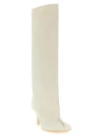 Maison Margiela Anatomic Toe Stiletto Boot - White