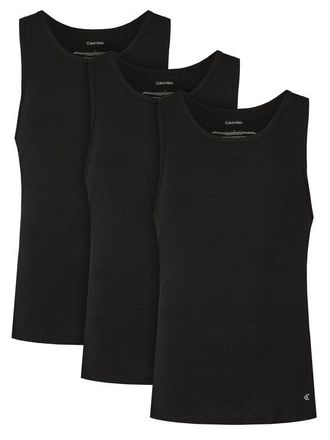 Calvin Klein Underwear Tanktop-Set Tank 3Pk LV00NB4184 Schwarz Slim Fit