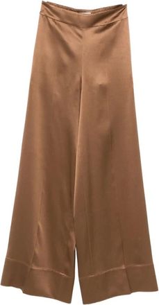 Joseph Femme, Pantalons, Brun, Taille: 40 FR Wide Pantalons