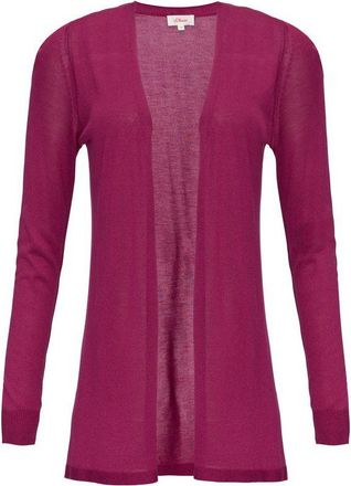 s.Oliver Cardigan Strickjacke Feinstrick-Cardigan aus reiner Viskose