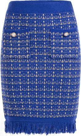 Faina Strickrock Damen dunkelblau