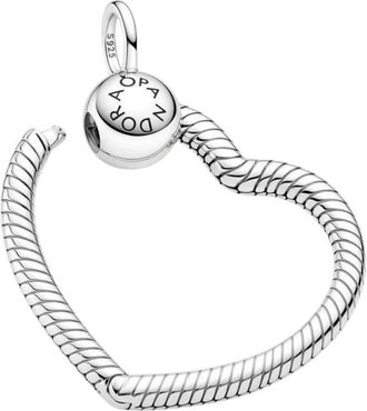 Pandora Pendent Coeur Moments - Femme - Accessoires - Blanc - Taille: ONE Size