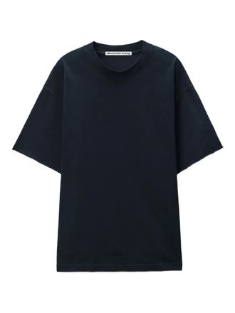 Alexander Wang t-shirt en coton à logo - Noir