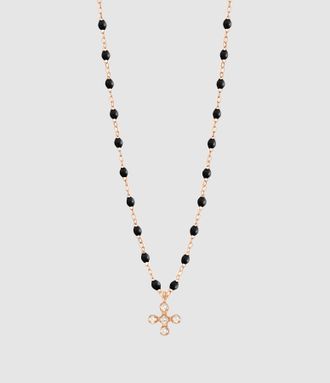 Gigi Clozeau Collier Spark Or Rose Diamants 42cm